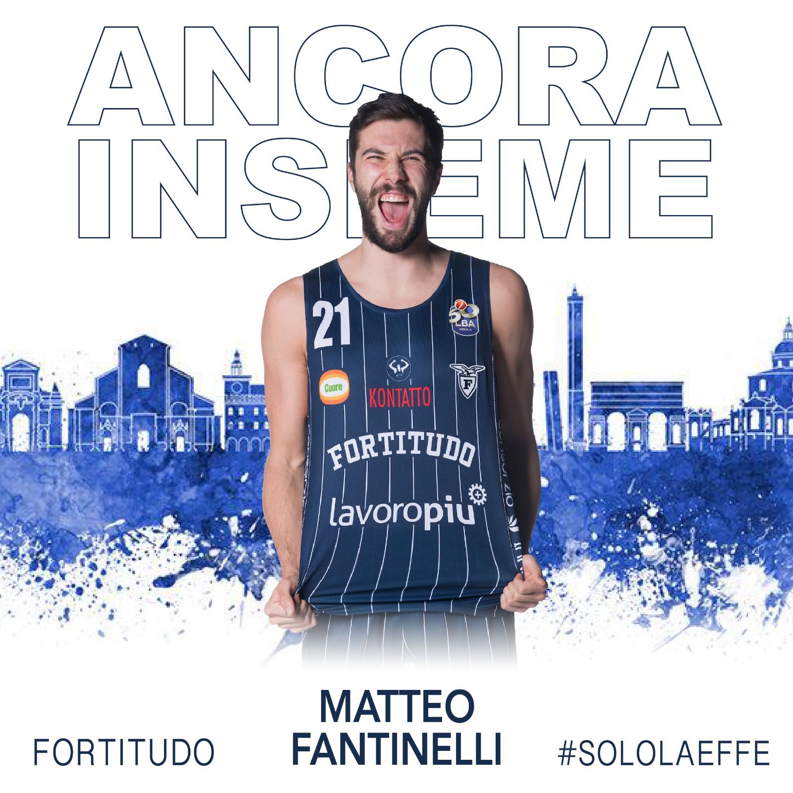 Fortitudo Bologna, confermato Matteo Fantinelli - Basket Magazine