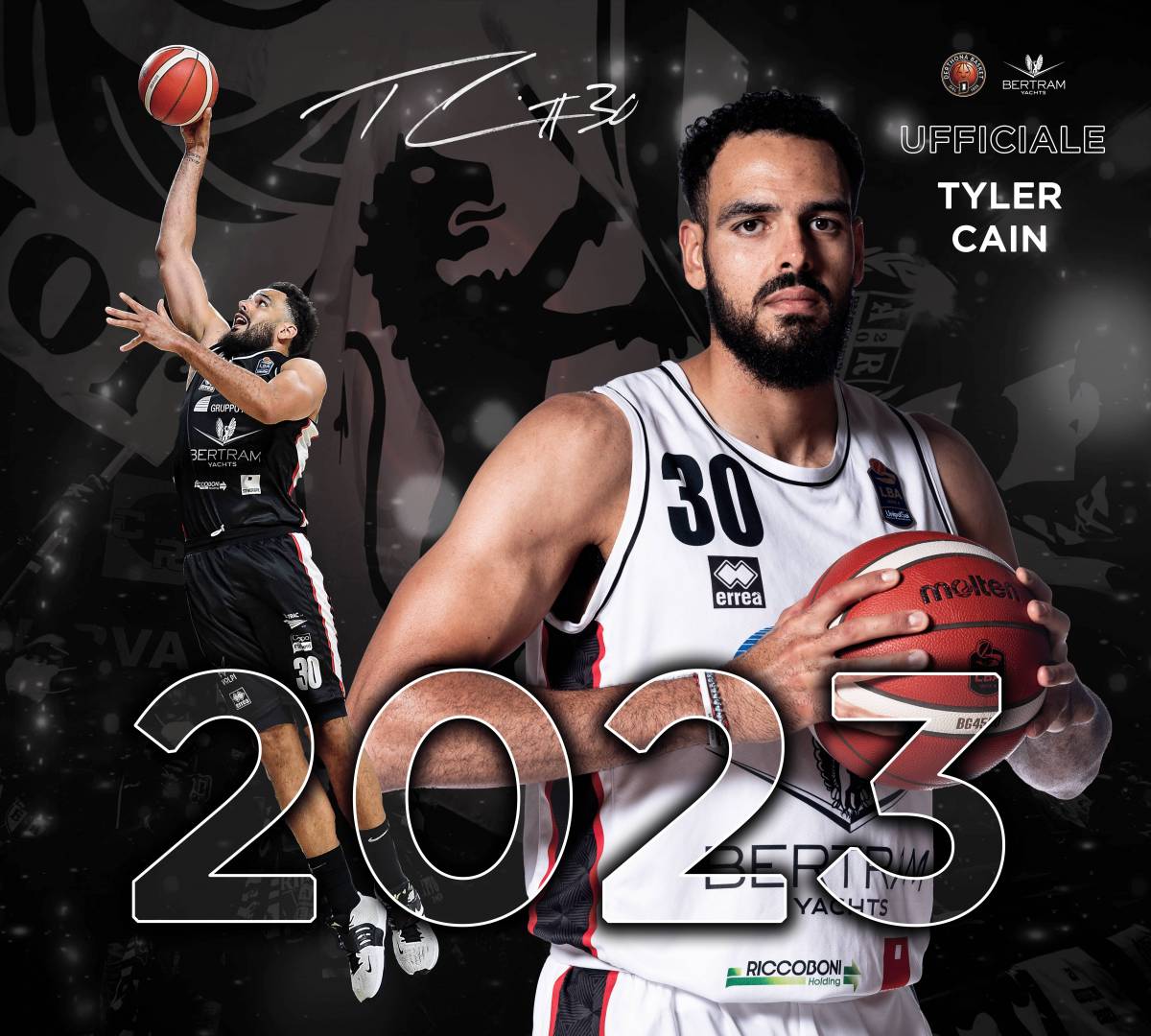 Tortona, rinnovo annuale per Tyler Cain - Basket Magazine