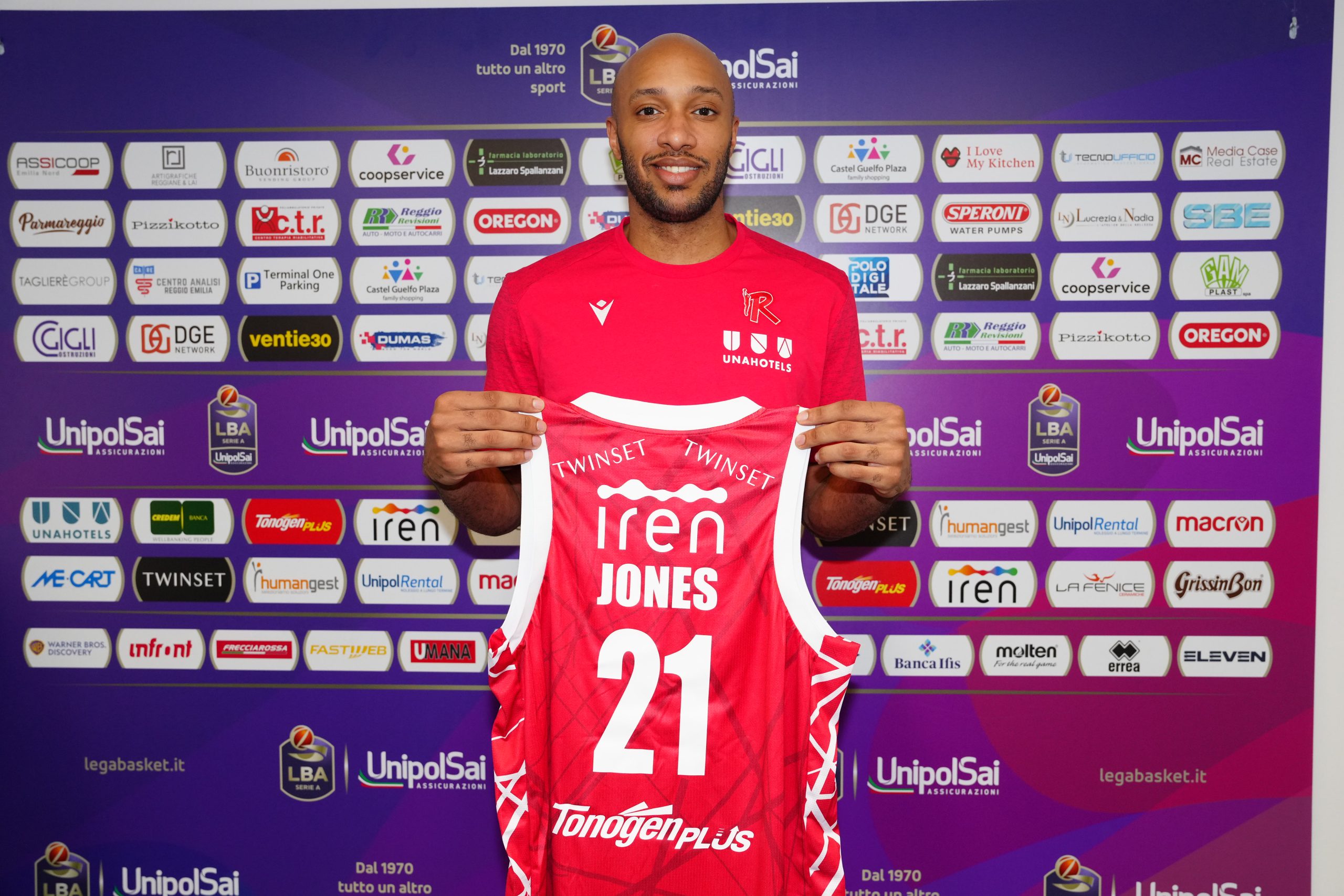 Andre Jones si presenta: "Reggio Emilia per me è un sogno, darò tutto ...