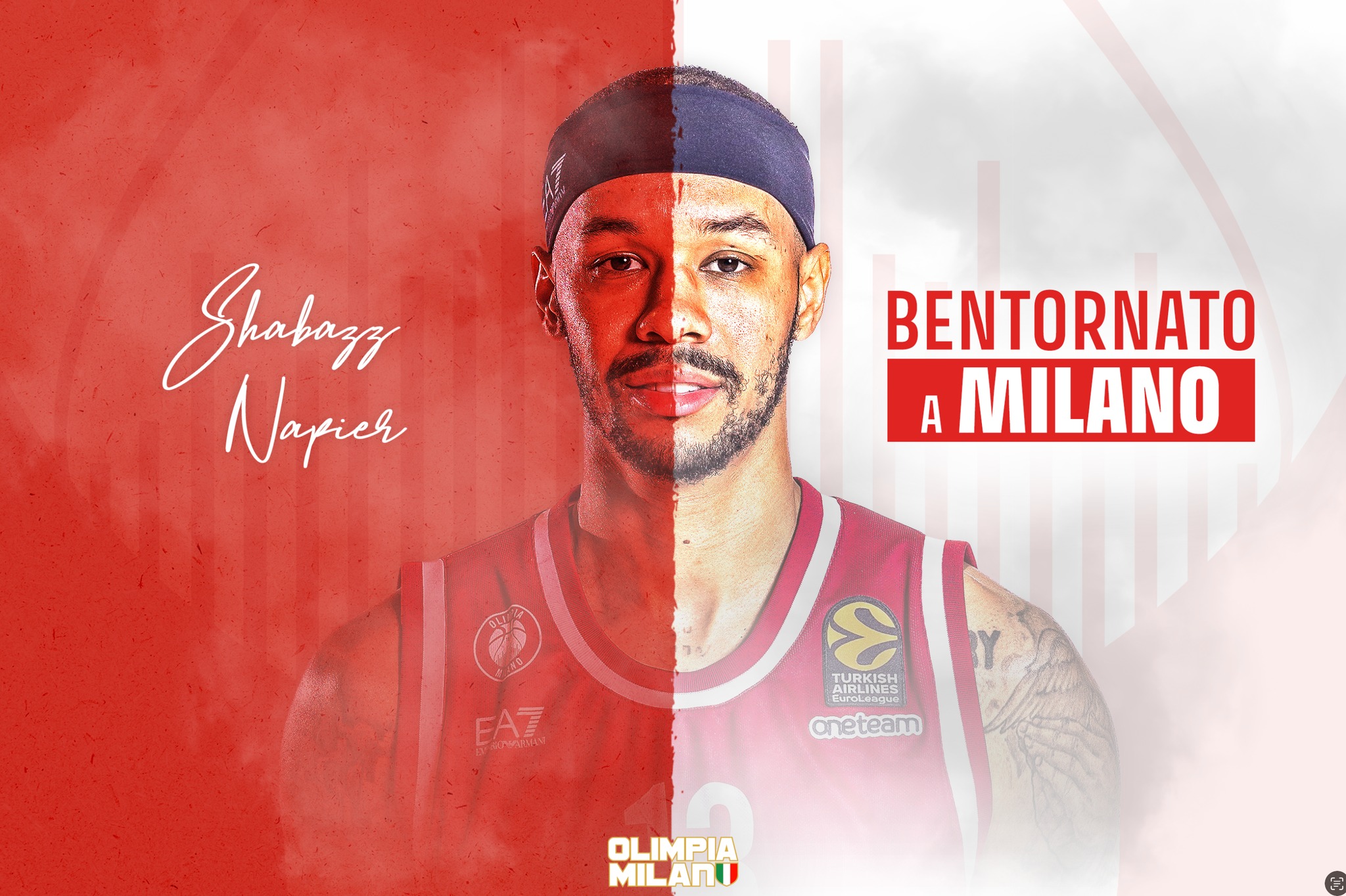 Shabazz Napier torna all'Olimpia Milano - Basket Magazine