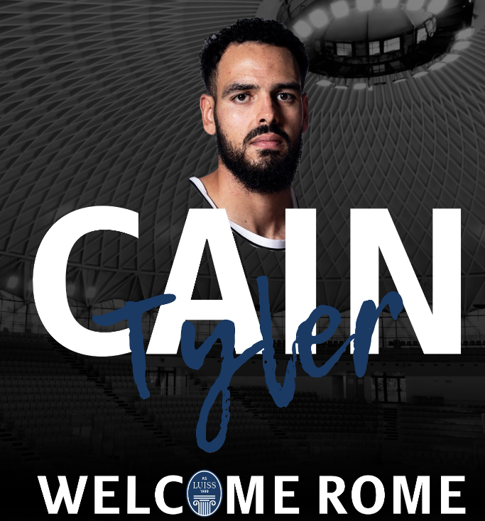 Luiss Roma, ufficiale il colpo Tyler Cain - Basket Magazine